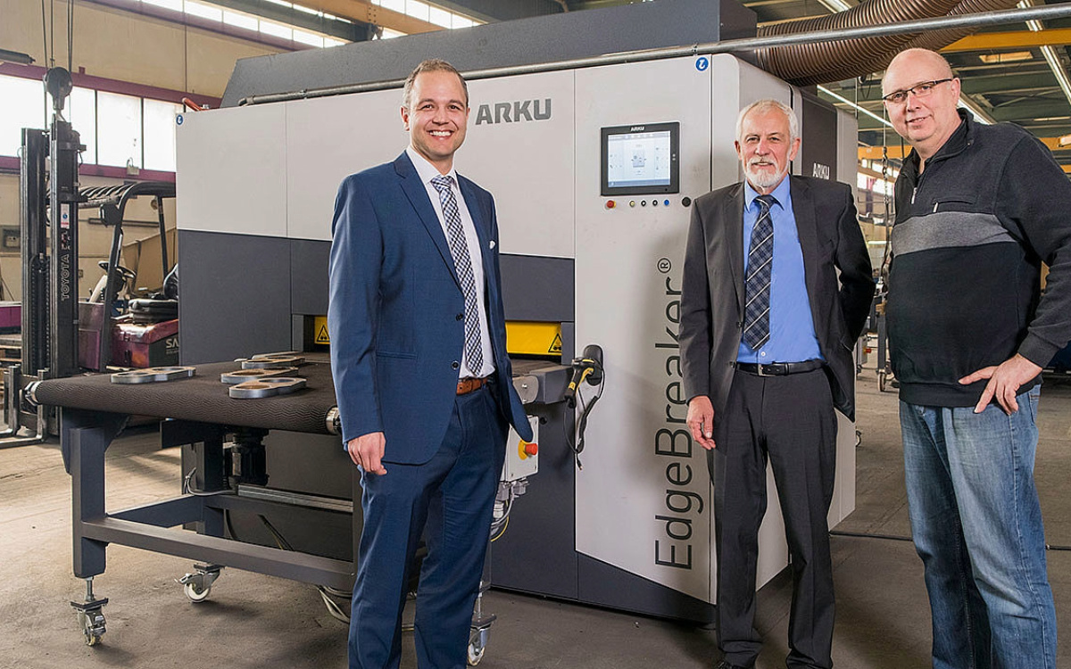 KTS processes 30% more plasma-cut parts with EdgeBreaker® 4000