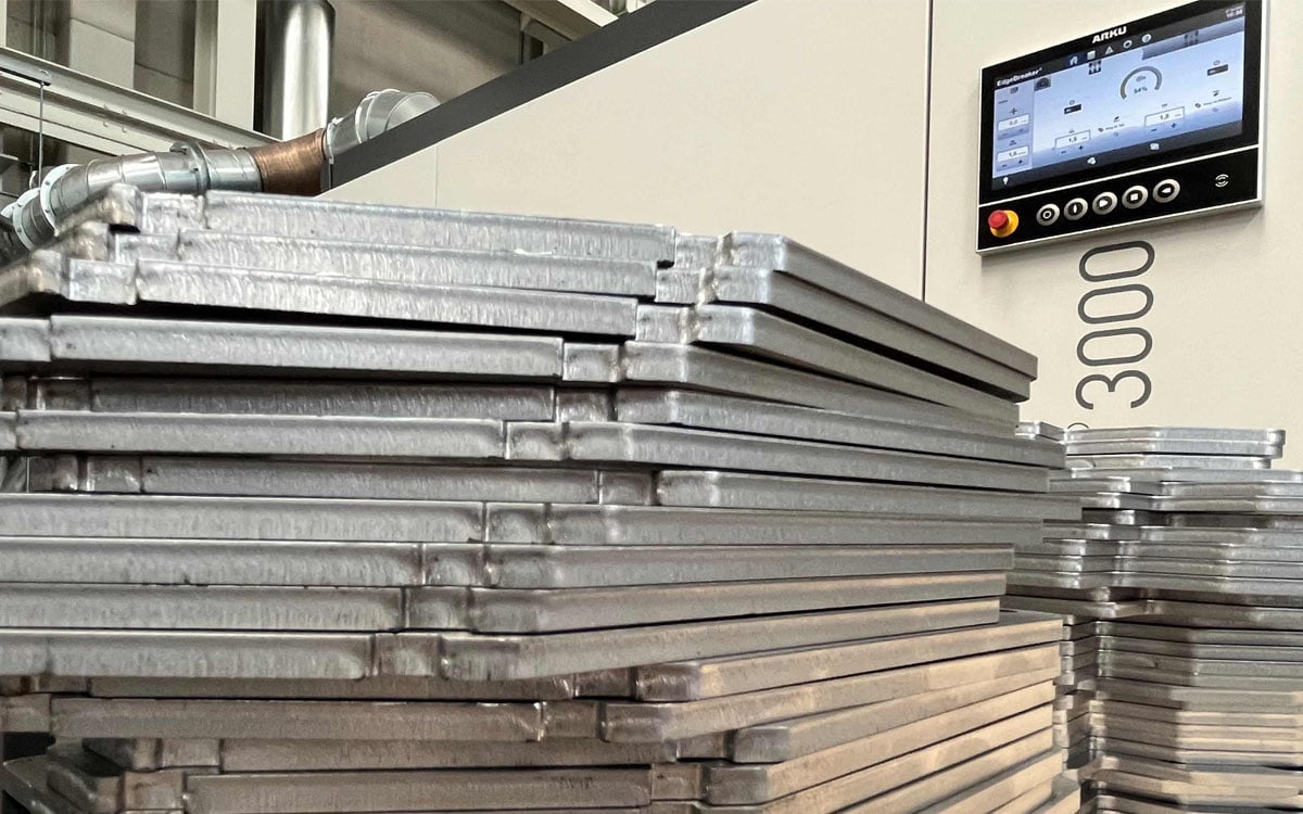 Double-sided Deburring & Edge Rounding Sheet Metal | ARKU Inc.