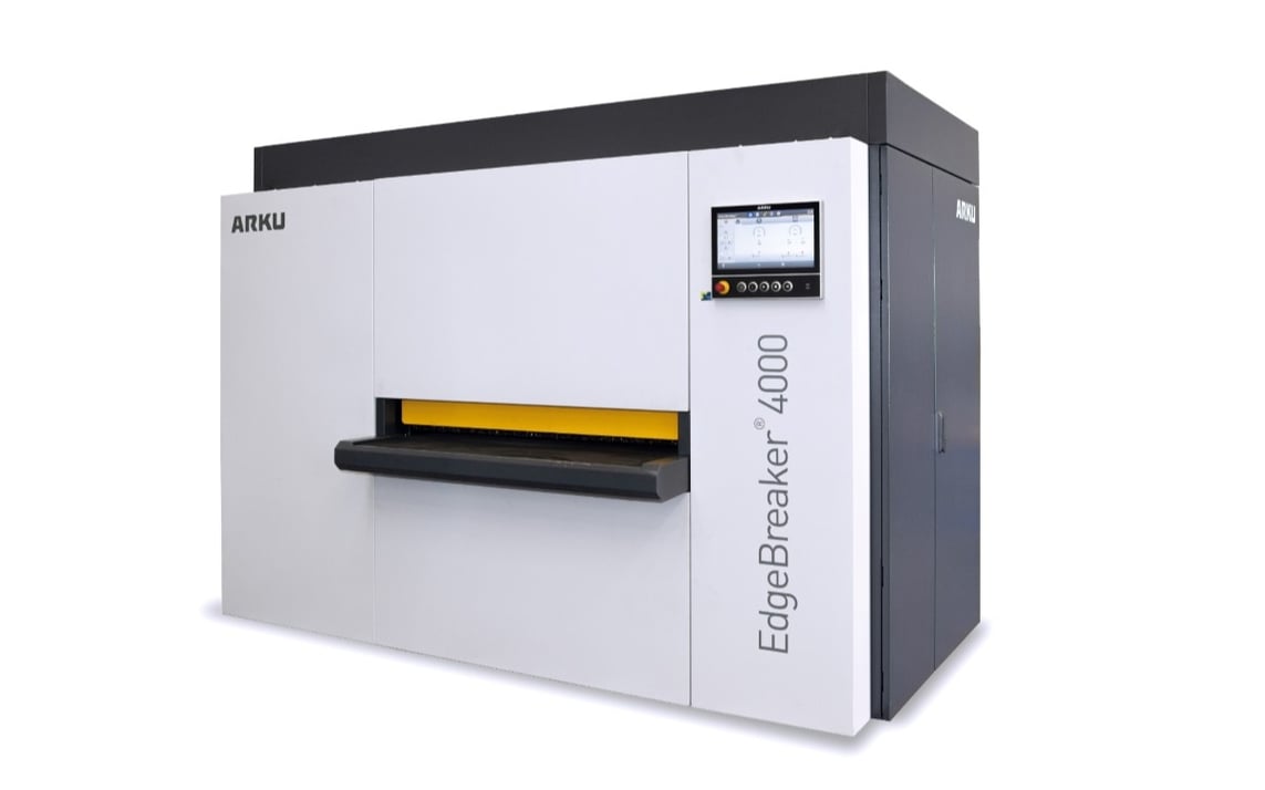 Automated Heavy Plate Deslagging & Deburring Line | ARKU