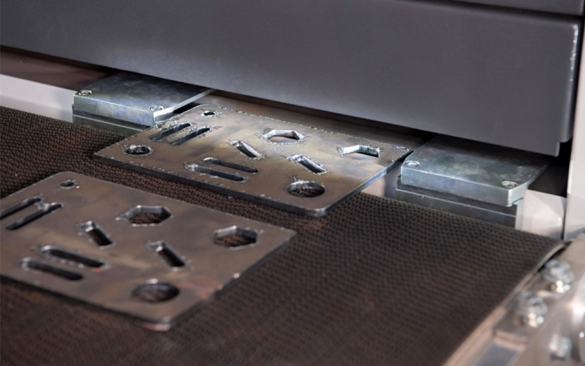 Deslagging Machine For Plasma & Flame Cut Parts | ARKU Inc.