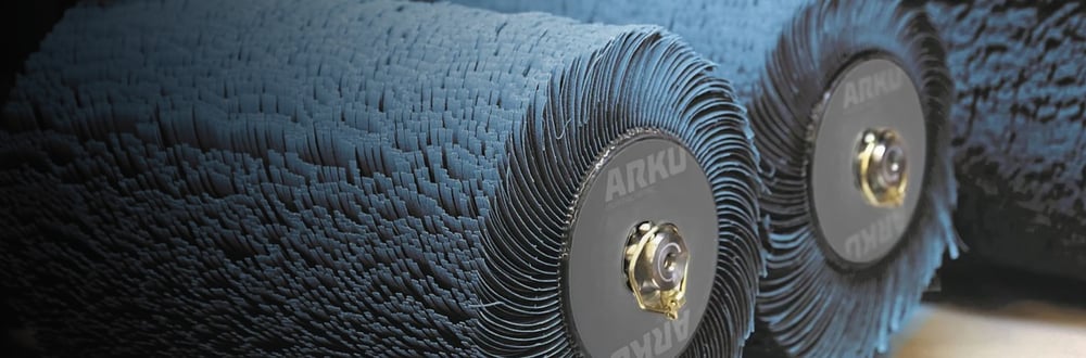 Rotary Brush Deburring, Edge Rounding, & Surface Finishing Machine | ARKU