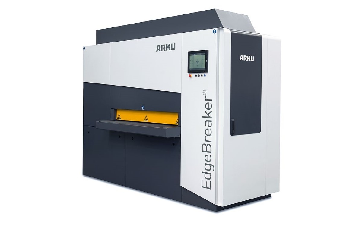 Double-sided Edge Rounding Machine for Sheet Metal | ARKU Inc.